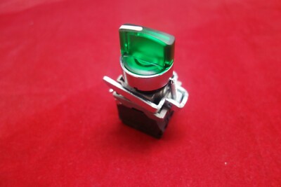 1PC 22mm ILlUMINATED Selector switch 2 Position Fits Green XB4BK123M5 ...