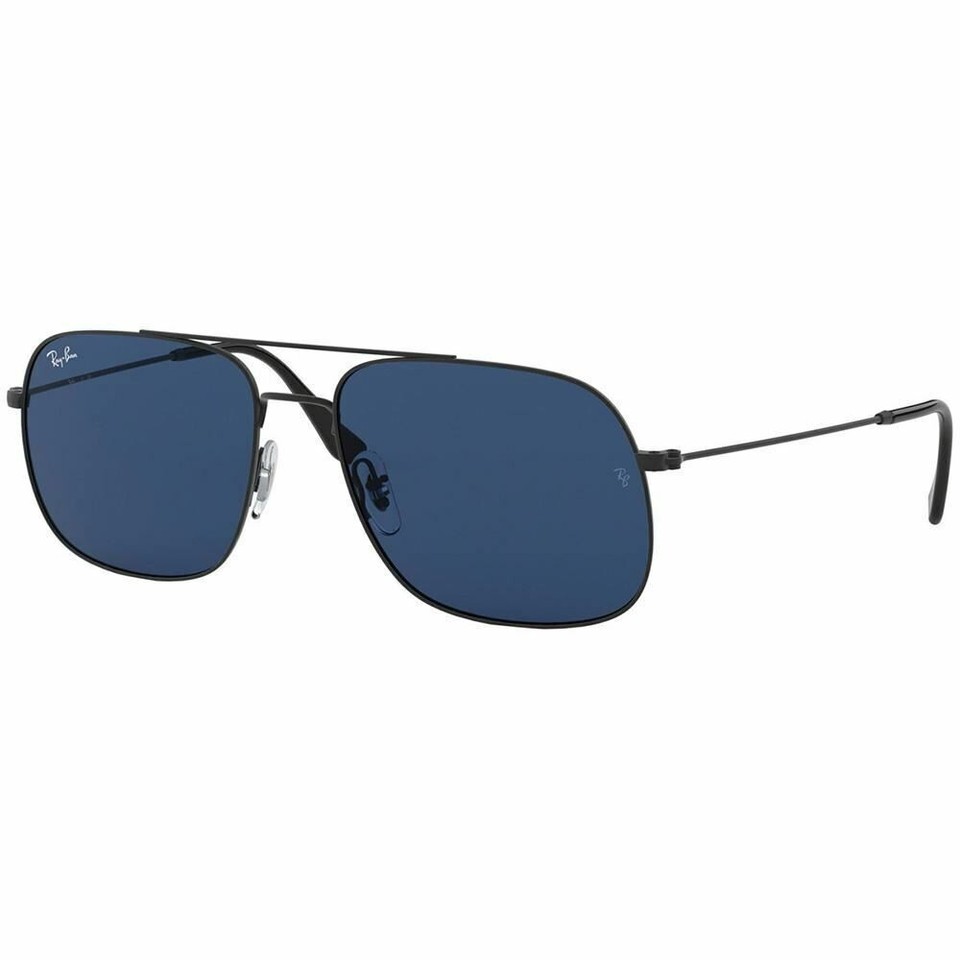 New Authentic Ray-Ban Aviator Unisex Sunglasses W/Dark Blue Lens RB3595 ...