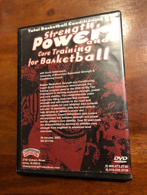Total Basketball 1 Strength, Power & Core Training Scott Hettenbach ...