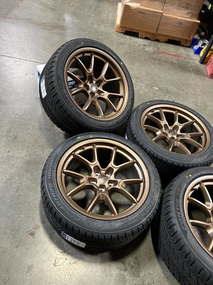 (4) WIDEBODY 20x11 Bronze SRT Hellcat 50th ANV Wheels Tires Charger ...