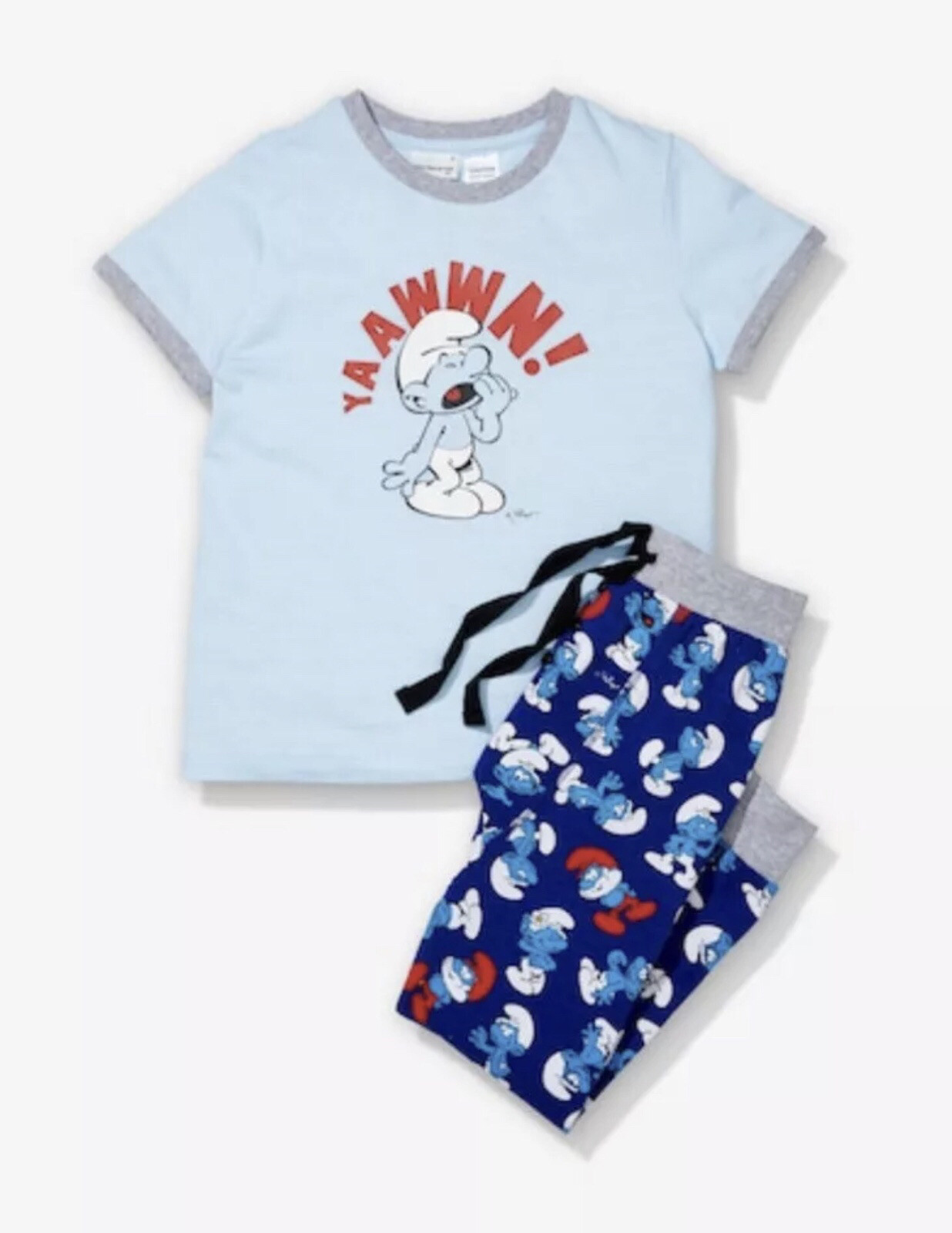 PETER ALEXANDER - BOYS SMURF PJ SET - SIZE 6 - 100% BRAND NEW WITHOUT ...