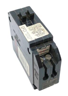 Square D HOMT2020 2-Pole Circuit Breaker 20/20A 120VAC 1 Phase Plug-In ...