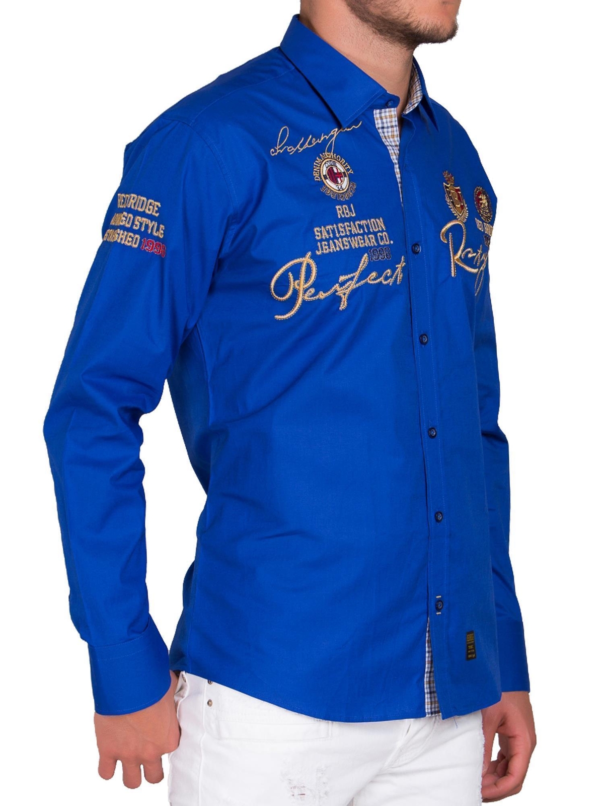 redbridge-men-s-shirt-casual-shirt-regular-fit-long-embroidered-r-style