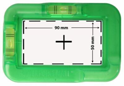 Power Point Mate Electricians GPO Cut Out Jig Spirit Level Stencil ...