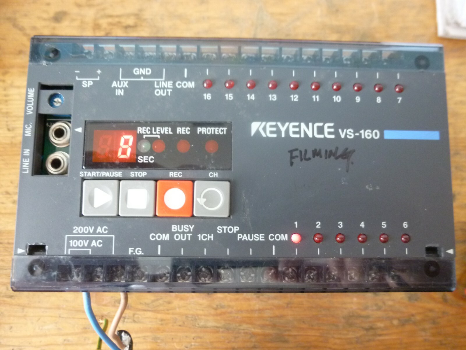 Keyence VS-160 Voice Alarm Recorder - Tested - (5522) | eBay