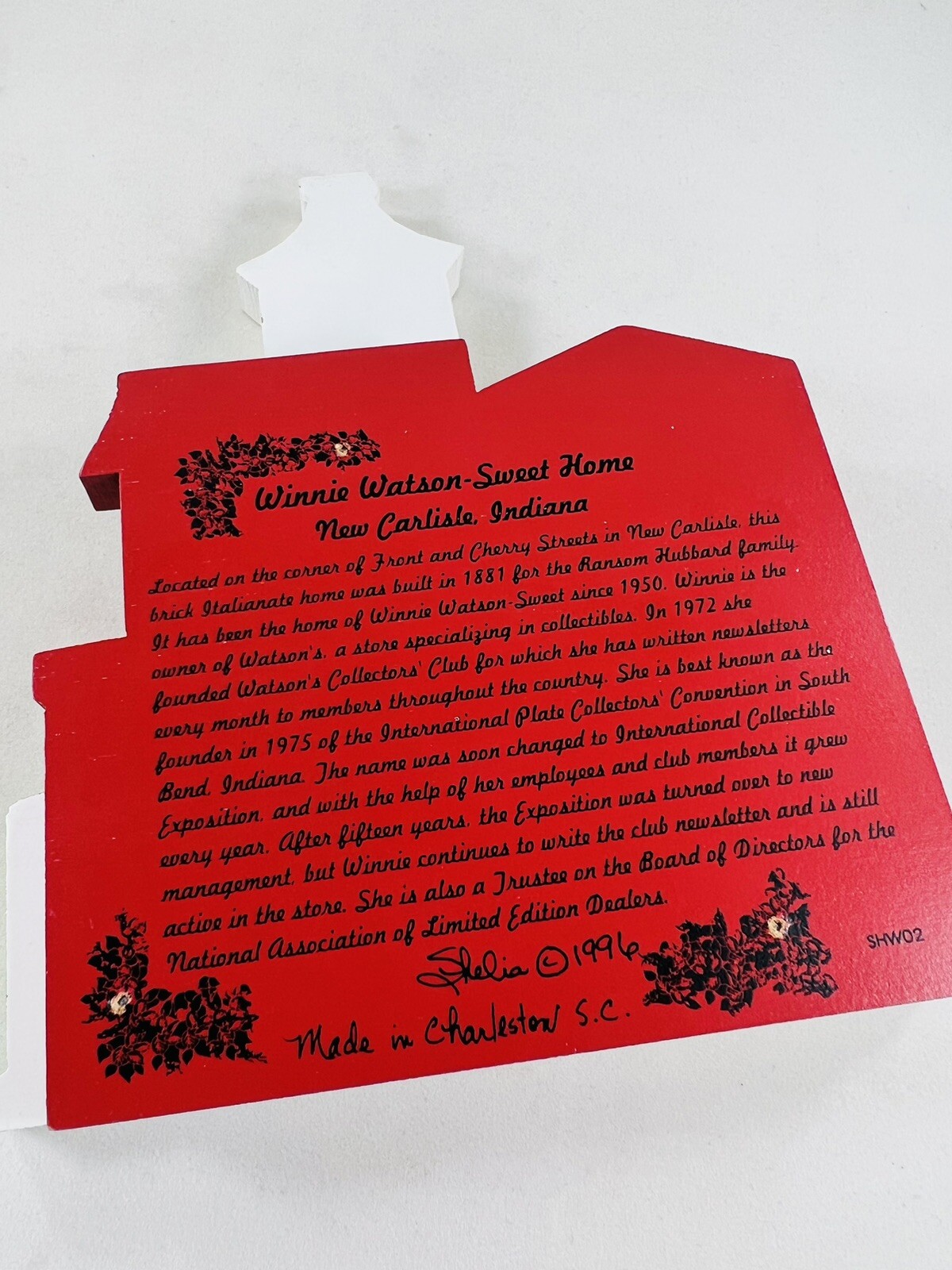 Shelia's Collectibles 1996 Winnie Watson-Sweet Home New Carlisle ...