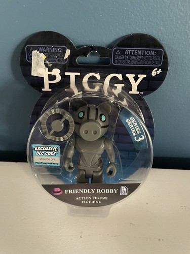 PIGGY FRIENDLY ROBBY 3.5” Series 3 Action Figure Toy Roblox w/DLC ...
