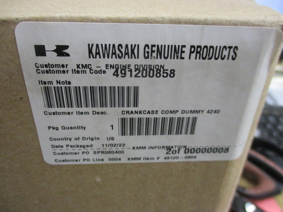 Genuine Kawasaki 49120-0858 Crankcase FR651V FR691V FR730V FS651V ...