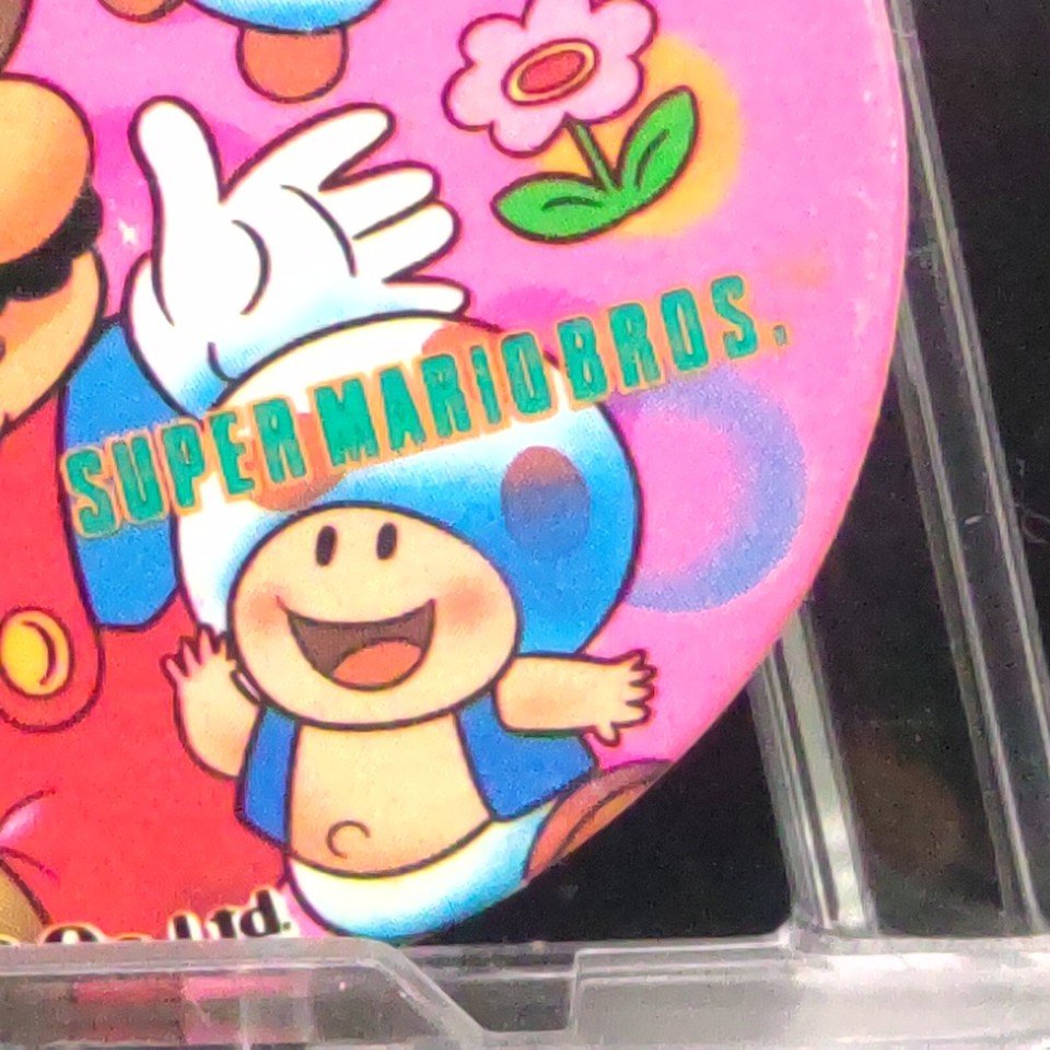 Mario Toad Star Menko Super Mario Bros Vintage Card Nintendo 1985 NES ...