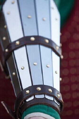 Christmas Medieval Splint Combat Bracers Handmade Armor 18 Gauge | eBay