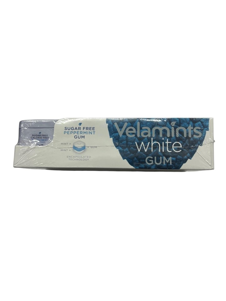 Velamints White Peppermint Sugar Free Gum Tin - 40Gram , Pack 8 | eBay