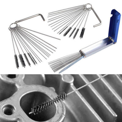 45pcs Carburetor Carb ATV Motorcycle Small Engine Cleaning Brush Wire ...