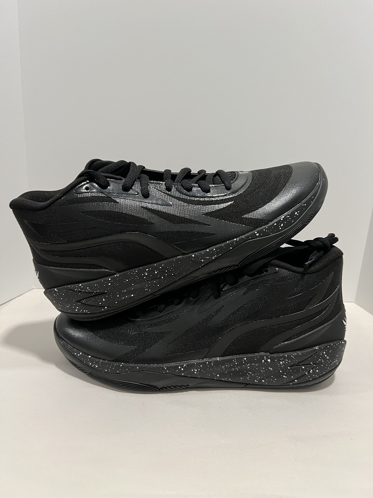 PUMA LAMELO MB.02 "Oreo" Black/Oreo 379420-01 Men Basketball Shoes Size ...