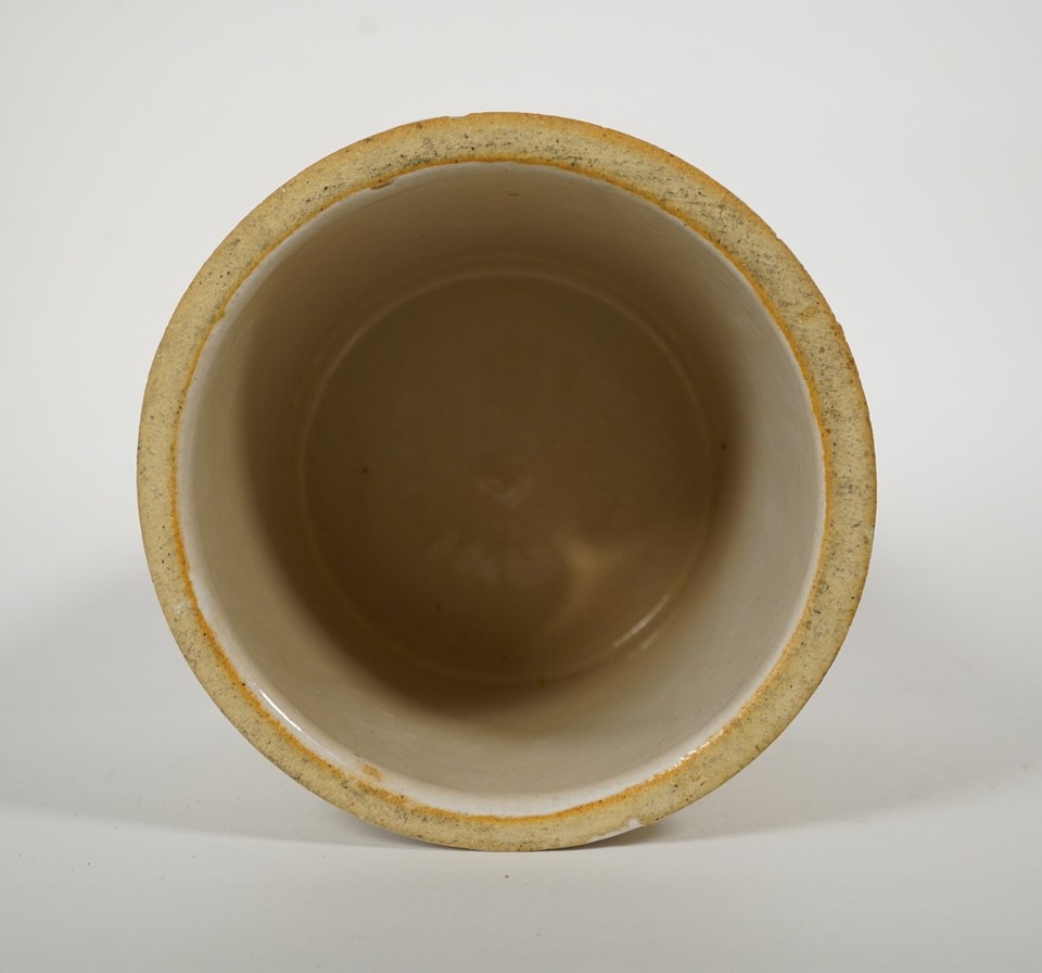 BURLEY POTTERY Clay Bird Bluebird Crock USA | eBay