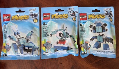 New/Sealed Lego Mixels Series 5, 41541 SNOOF, 41539 KROG, 41540 CHILBO ...