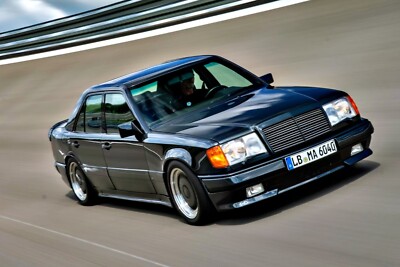 1986 Mercedes AMG Hammer on track | 24 X 36 INCH POSTER | classic car ...