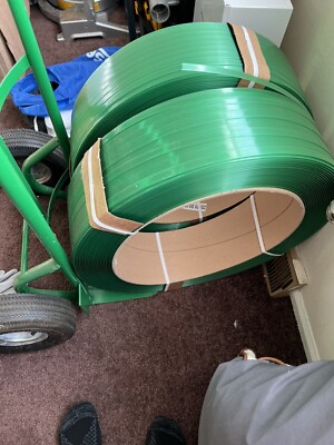 Uline Polyester Strapping - ½2" x .020" x 7,200', Green | eBay