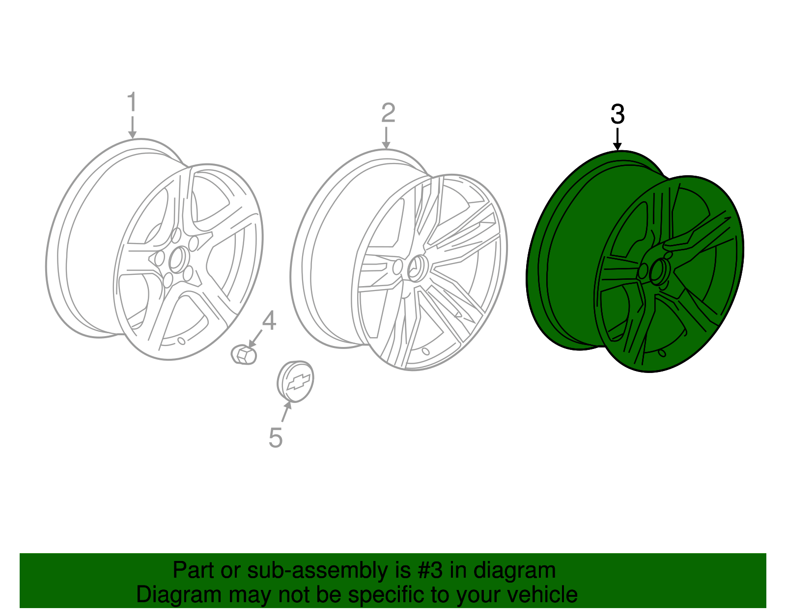 Genuine GM 20 Wheel Black w\/Red Stripe 23333839 | eBay