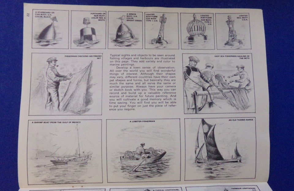 How to Paint Boats Art Book Ralph S Coventry Walt T Foster Vintage ...