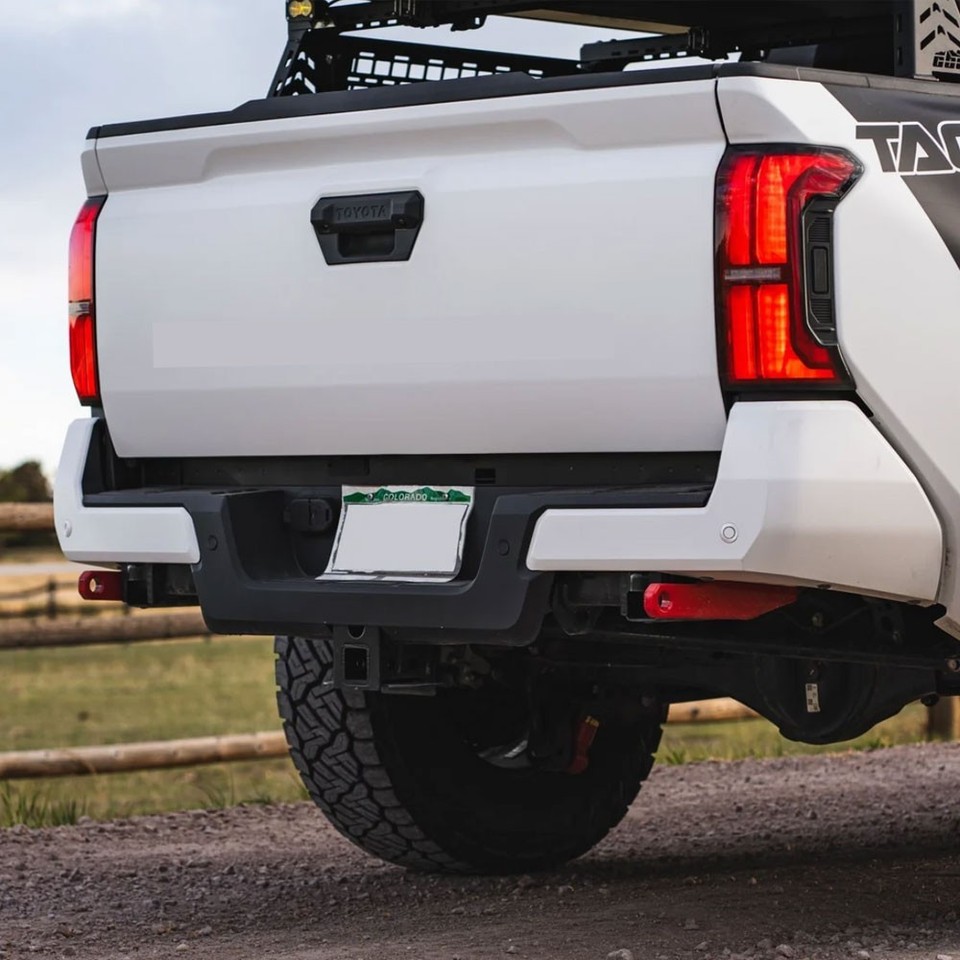 2Pcs Red Rear Tow Hooks Recovery Points Hooks fits for 2024-2026 Toyota ...