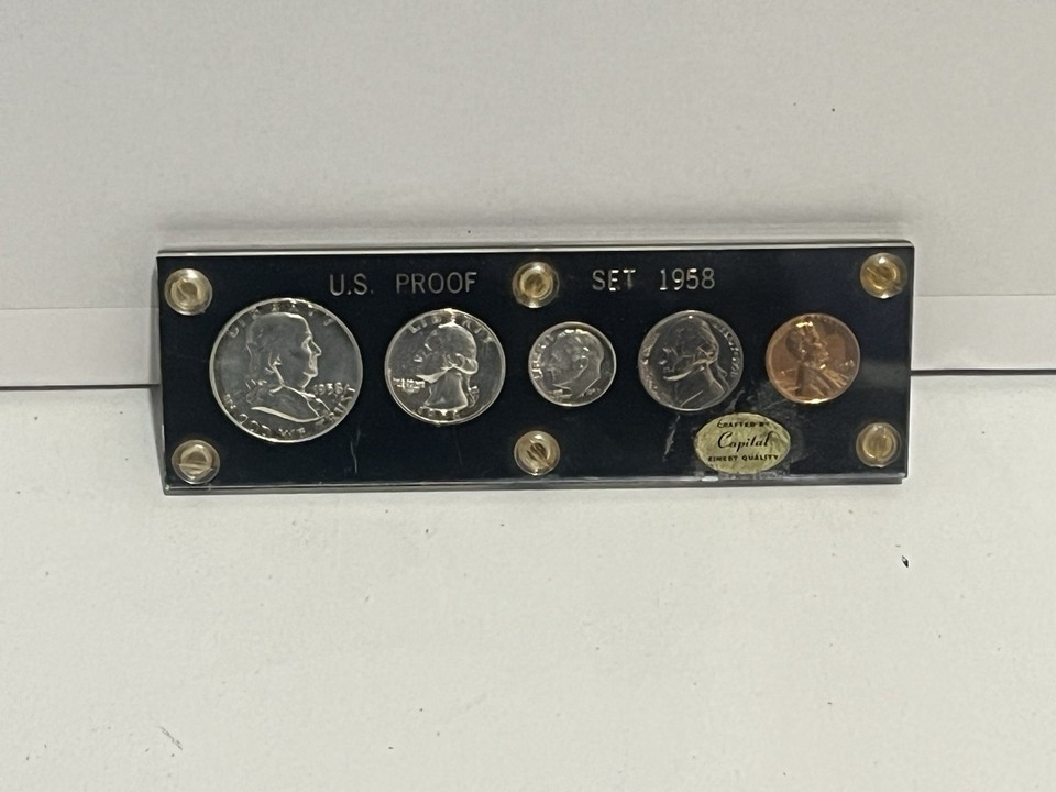 1958 USA Uncirculated 5-Coin Set Proof Condition, Made in USA | eBay