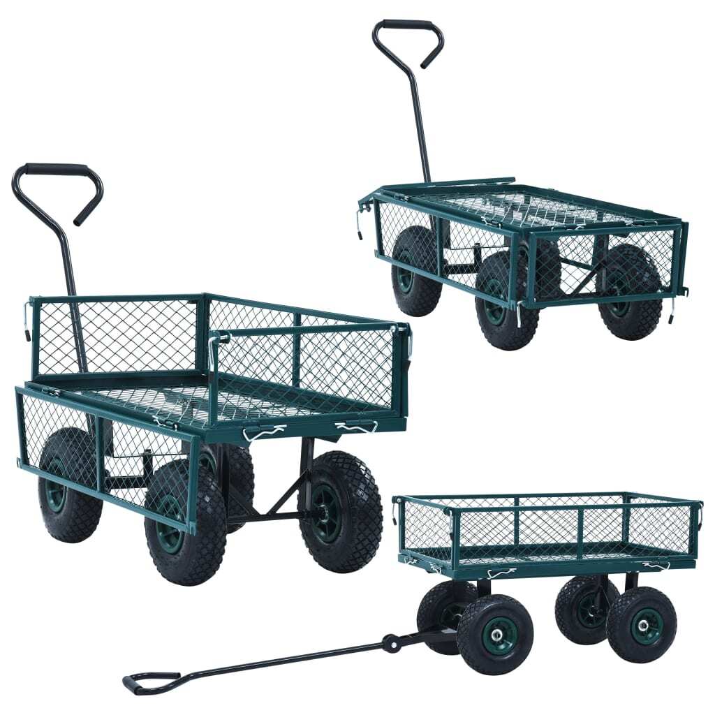 vidaXL Garden Hand Trolley Green 250 kg ESO | eBay