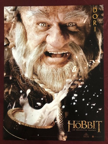 HOBBIT DORI DWARF POSTER 12X16"NM SHIPPD FLAT TOLKIEN UNEXPECTED ...