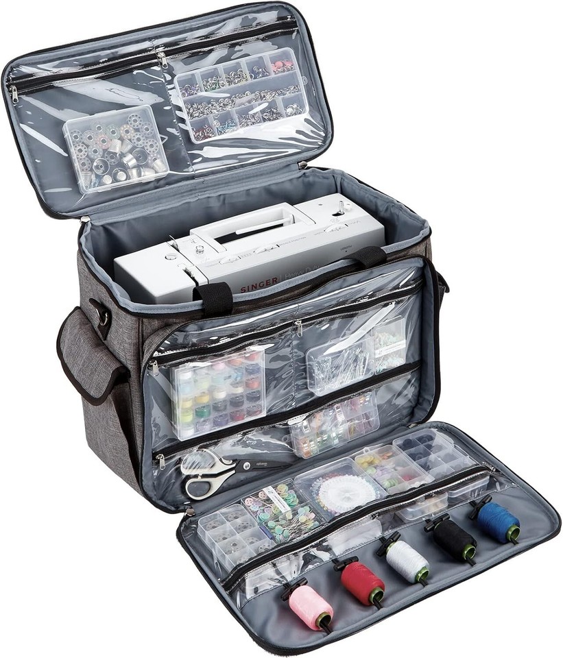 Singer Universal Sewing Machine Tote Storage Case Carry Bag | eBay
