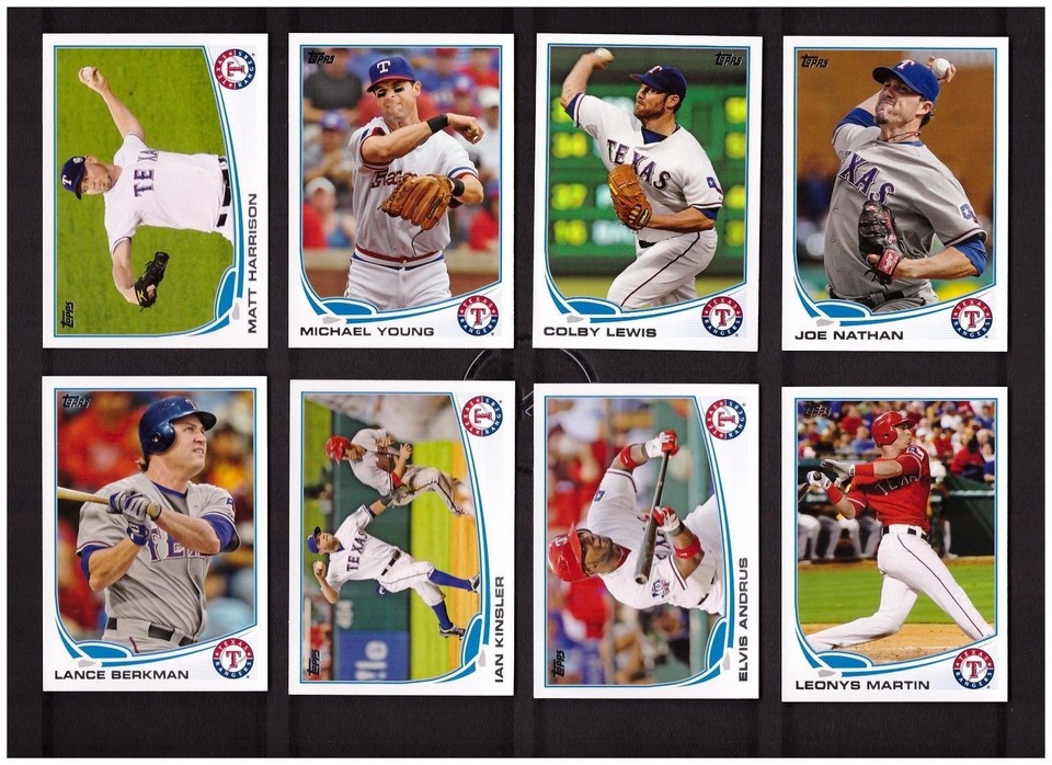 2013 Topps TEXAS RANGERS ~ 32 Card Team Set Series 1 &2 with Update | eBay