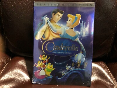 Walt Disney's Cinderella 2-Disc Platinum Edition DVD Brand New Factory ...
