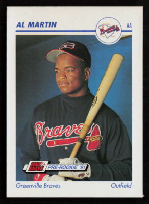 Al Martin 1991 Line Drive AA #211 Greenville Braves Baseball Card | eBay