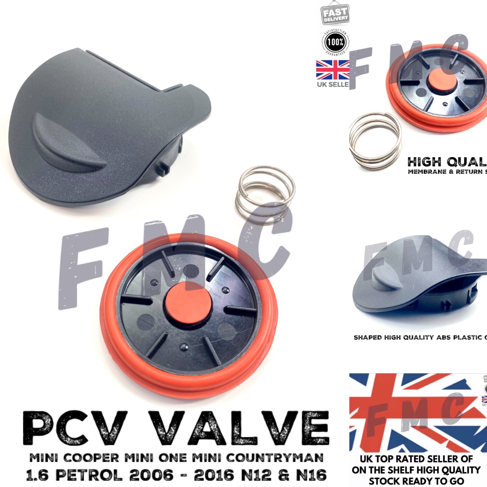 MINI COOPER PCV VALVE 1.6 1.4 N12 N16 R56 R60 PCV VALVE COMPLETE ...