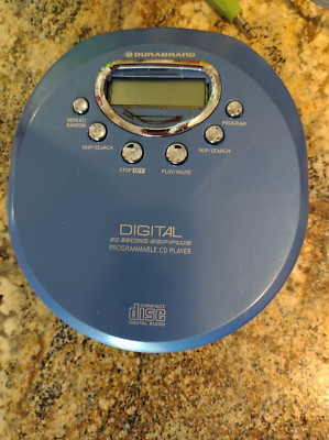 Durabrand Portable CD Player Blue Model CD-85 Untested | eBay