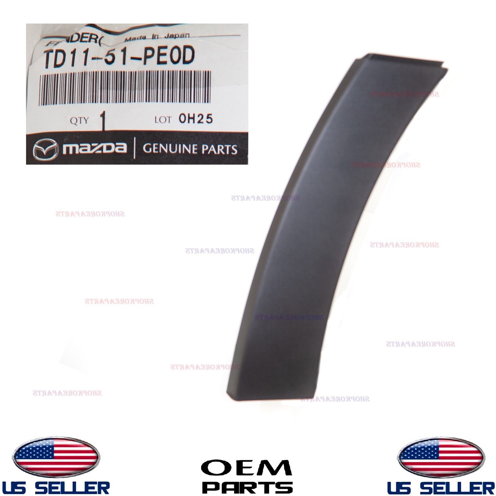 Genuine Rear Bumper Moulding Trim Right Passenger Side OEM Mazda CX-9 ...