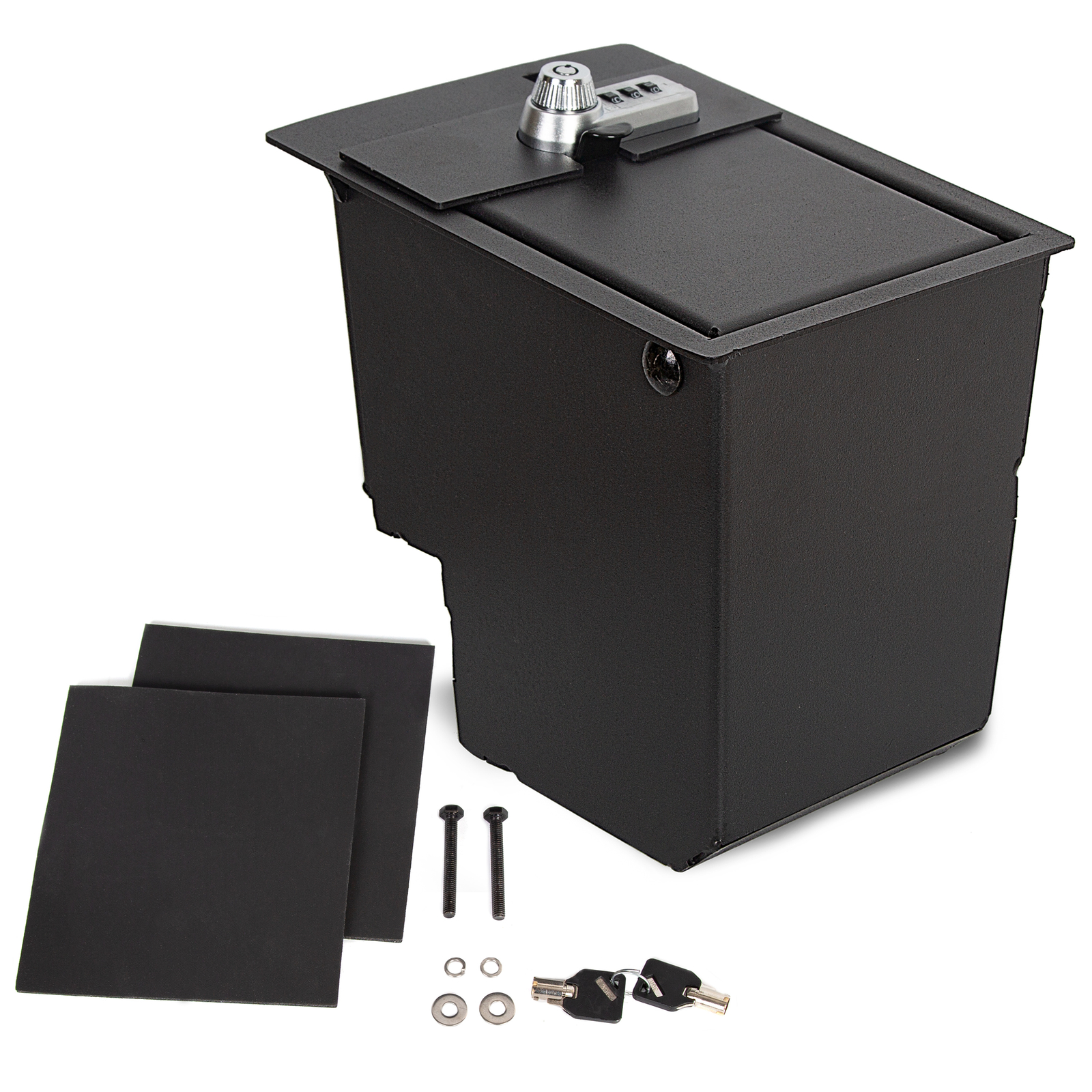 Steel Center Console Safe Black Powder Coated for Toyota 4runner 2014 ...