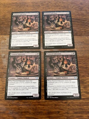 4X (Playset) MTG Trading Card's- TENURED INKCASTER Strixhaven | eBay