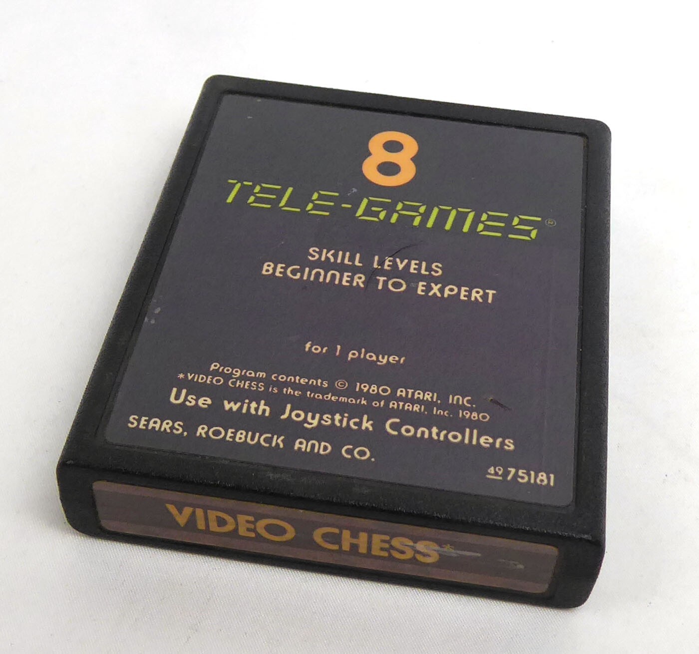 Atari 2600 Spiel -- Sears - VIDEO CHESS -- VCS | eBay