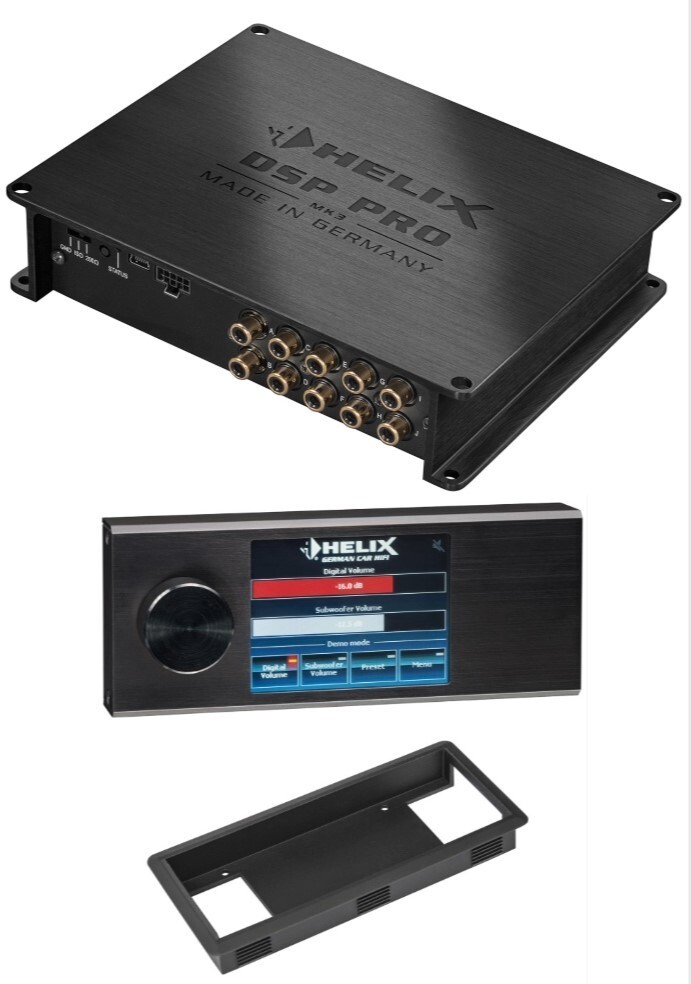 HELIX DSP PRO MK3 High-Res 10-Ch DSP + DIRECTOR Remote + DMP Mount NEW ...