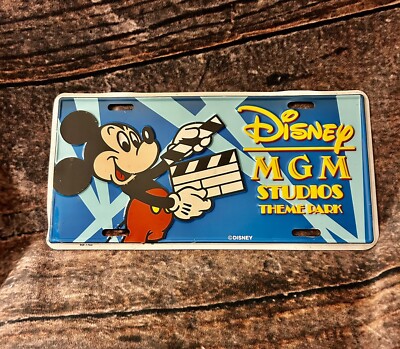 Disney - Mickey MOUSE - LICENSE PLATE - MGM Studios Theme Park ...