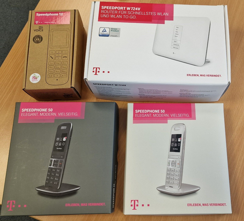 Telekom Speedport W 724V Typ A DSL Router / 2x Speedphone 50 / 1x ...