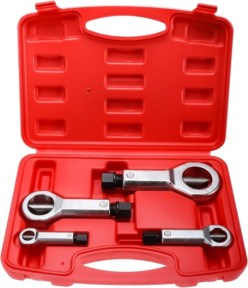 4pcs Nut Splitter Tool Broken Damaged Stuck Remover Puller Corroded ...