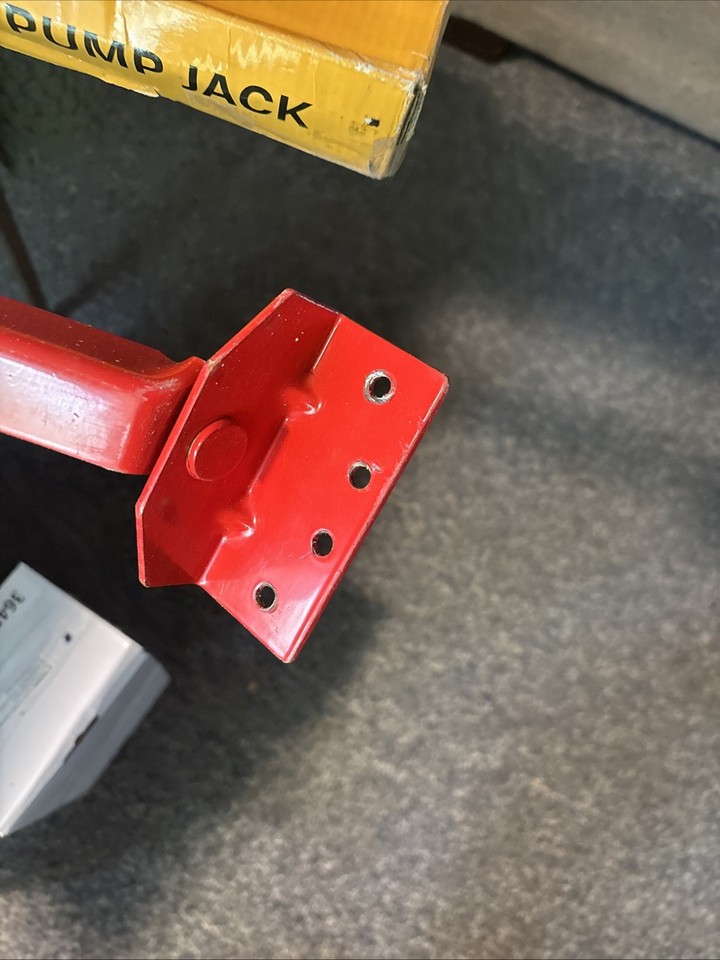 Pump Jack 37-1/4 in. W x 34 in. D x 4 in. H Steel Pump Jack Brace for ...