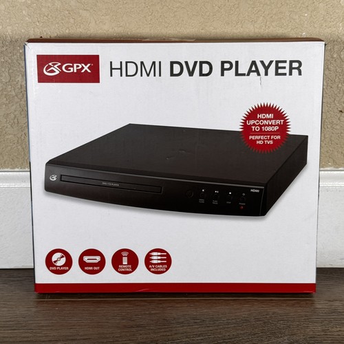 GPX iLive DVD Player with HDMI Upconvert Conversion To 1080P, DH300BI ...