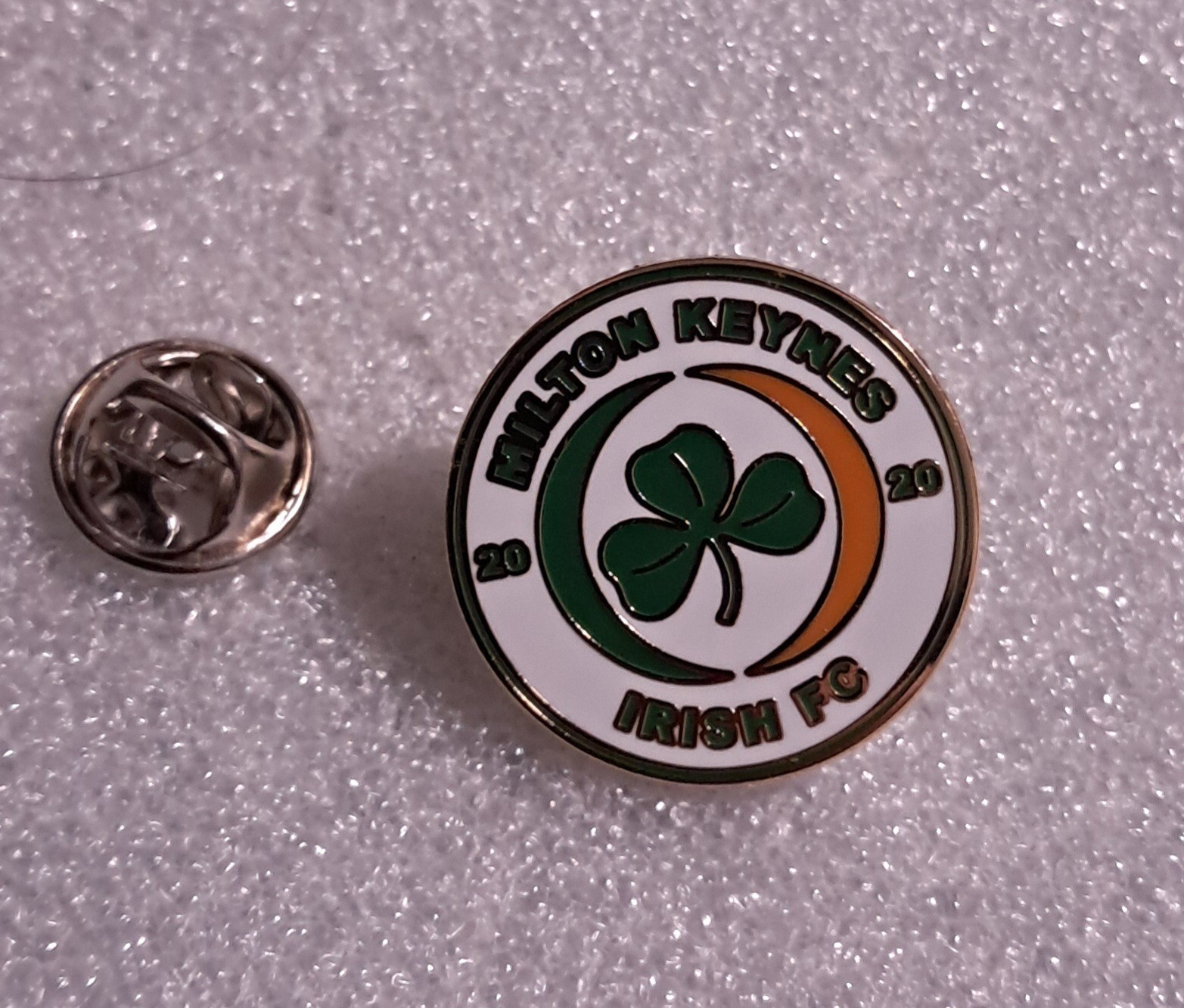 MILTON KEYNES IRISH FC BADGE | eBay UK