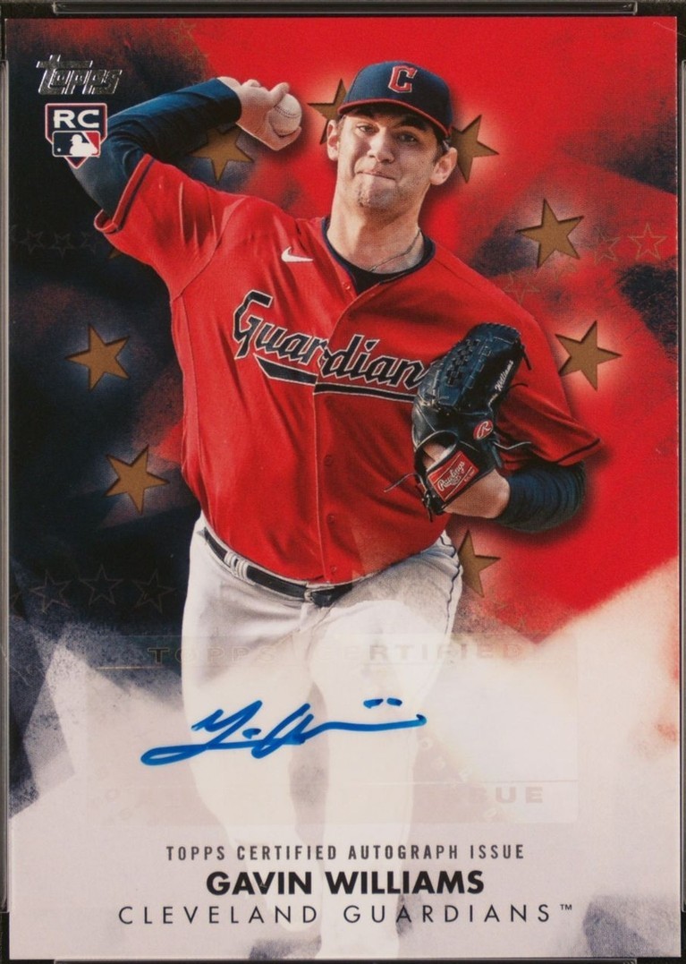 2024 Topps Series 1 - Baseball Stars Autographs Gavin Williams #BSA-GW ...