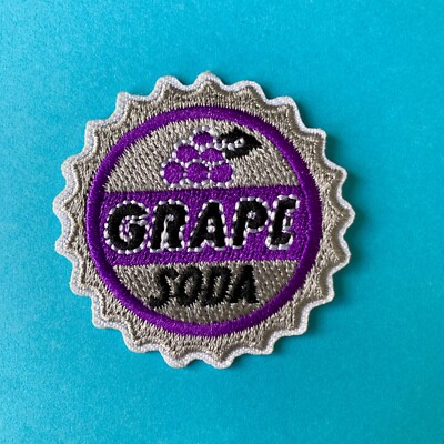 DISNEY GRAPE SODA UP ELLIE KARL CHARACTER EMBROIDERED APPLIQUÉ PATCH ...