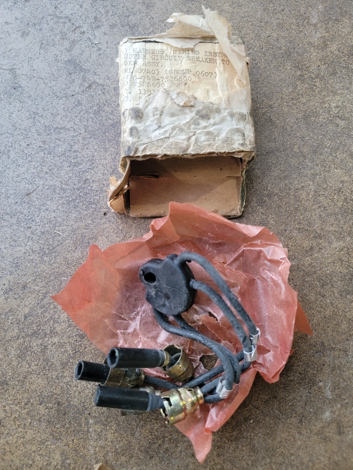 NOS Instrument Panel 4 Wire Spider Harness for M35 M37 M38 M38A1 Part ...