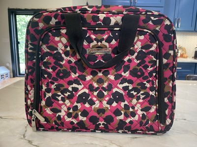 NEW Anne Klein Pink Leopard Print Quilted Laptop Bag Briefcase | eBay
