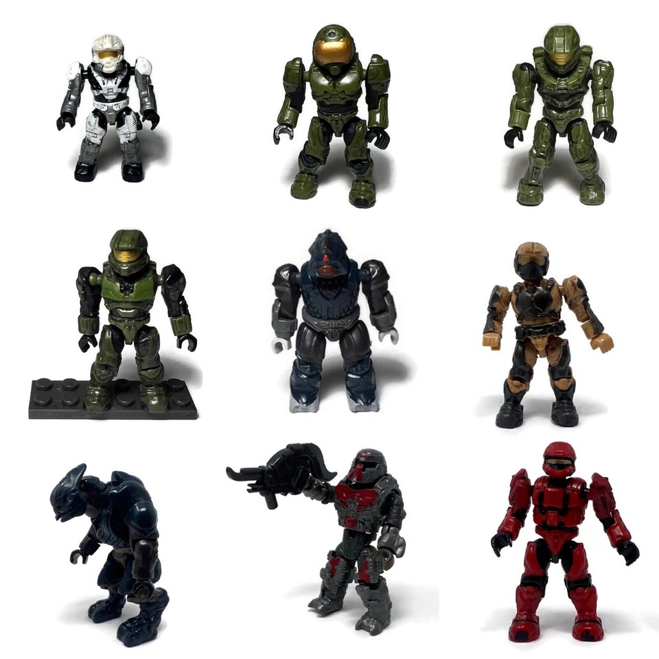 Halo Mega Bloks Construx - Mini Figures - Pick Your Minifigs - Lego ...