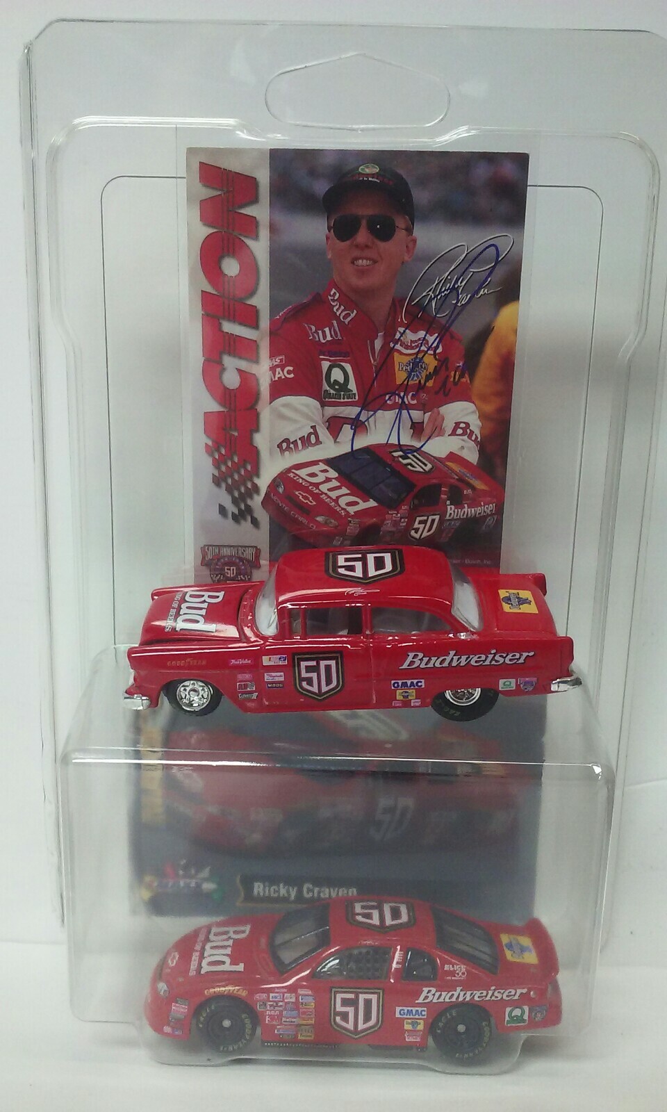 Ricky Craven Autograph Budweiser #50 1998 Nascar Diecast GMAC 1/64 ...